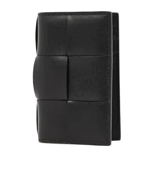 Bottega Veneta Bi-fold Wallet - Black