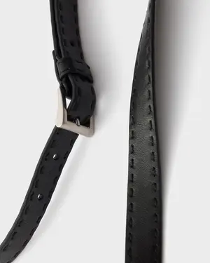 Prada Antiqued Leather Belt