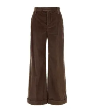 Brunello Cucinelli Casual Trousers With Belt Loops - Green
