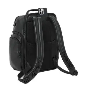 Tumi Leather Laptop Backpack