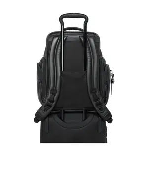 Tumi Leather Laptop Backpack