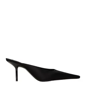 Victoria Beckham 75mm Sloan Pointed-toe Stiletto Mules - Black