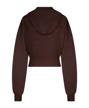 Sportmax Zip-up Ribbed-knit Cardigan