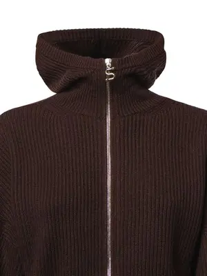 Sportmax Zip-up Ribbed-knit Cardigan