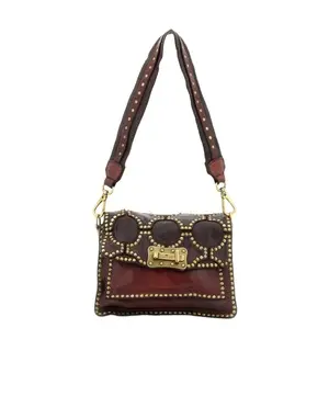 CAMPOMAGGI Flap Shoulder Bag - Black