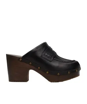 A.p.c. Les Sabots Mules - Black