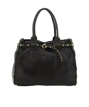 CAMPOMAGGI Top-handle Shoulder Bag - Black