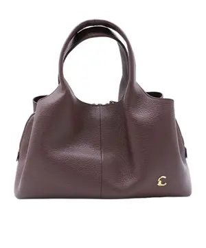 COCCINELLE Textured Top Handle Tote Bag
