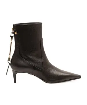 Dsquared2 Back Hardware Ankle Boots - Black