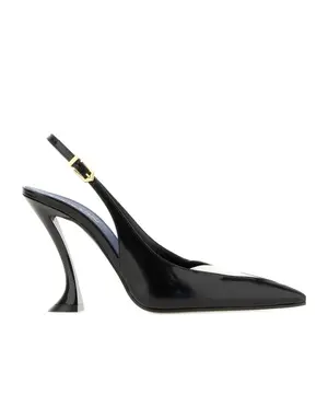 LANVIN Decollete Aperta Slingback Heeled Pumps