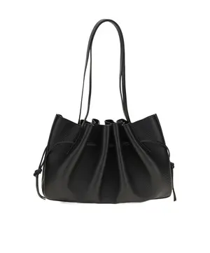 Yuzefi Drawstring Shoulder Bag - Black