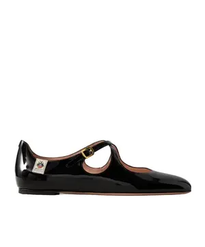 Bally Patent-leather Ballet Flats - Black