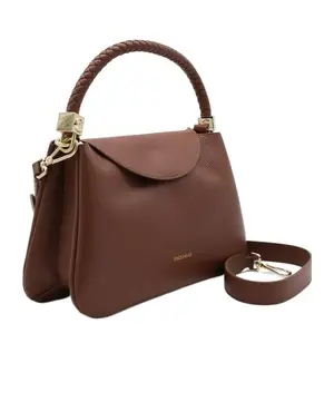 COCCINELLE Tiggy Logo Stamp Small Shoulder Bag