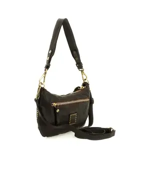 CAMPOMAGGI Zippered Shoulder Bag With Embellishments - No