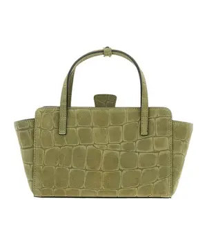 HIDESINS Embossed Top Handle Tote Bag - No