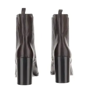 Sartore Round-toe High-heeled Ankle Boots