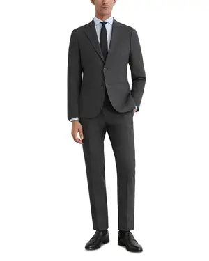 REISS Slim Fit Prince Of Wales Check Suit Jacket