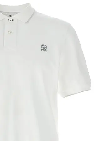 Brunello Cucinelli Logo-embroidered Short-sleeved Polo Shirt