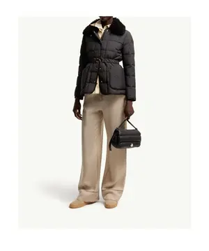 Moncler Cygnes Logo Patch Padded Jacket