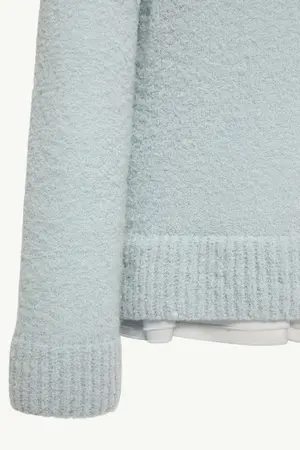 Moncler Embroidered Wool Blend Jumper