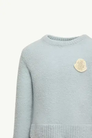 Moncler Embroidered Wool Blend Jumper