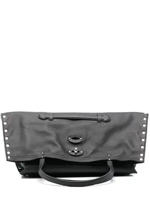 ZANELLATO A'spasso Foldover Top Medium Tote Bag - Black