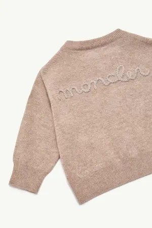 Moncler Embroidered Logo Wool Set
