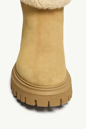 Moncler Petit Aurea Mid Suede Boots