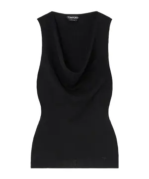 TOM FORD Draped Wool Tank