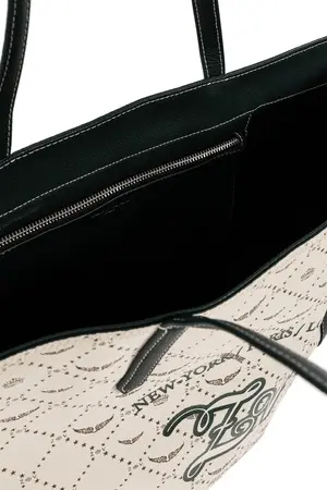Zadig&Voltaire Shopper Monogram Tote Bag - Cream