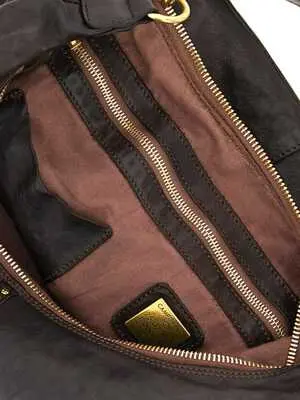 CAMPOMAGGI Zippered Shoulder Bag