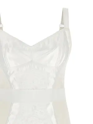 Dolce & Gabbana Corset Lace Panel Dress