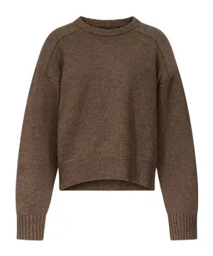 Loulou De Saison Breha Crew-neck Sweater - Brown