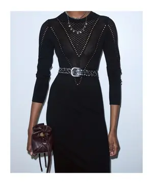 Liu Jo Knit Midi Dress