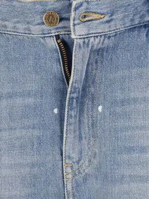 GOLDEN GOOSE Wide-leg Distressed Jeans