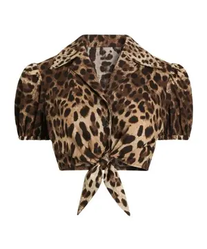 Dolce & Gabbana Dolce & Gabbana Leopard Print Short Sleeve Shirt No