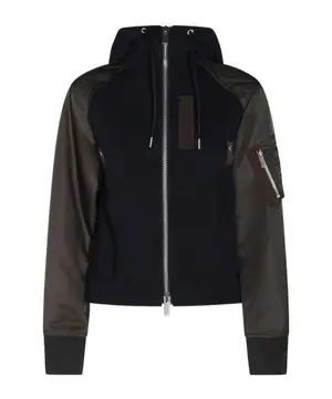 Sacai Sponge Sweat Hoodie - Navyd/khaki