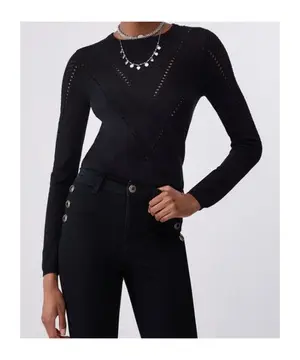 Liu Jo Knit Top With Cut-out