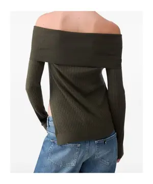 Liu Jo Wool Sweater With Bardot Neckline