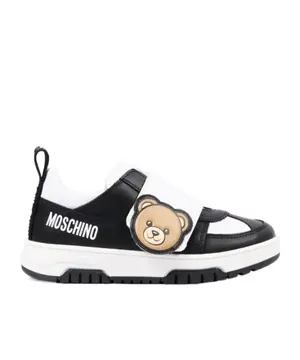 Moschino Teddy Bear-patterned Sneakers - Black