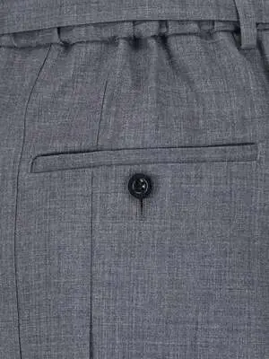 Sacai Belted Pleated Shorts