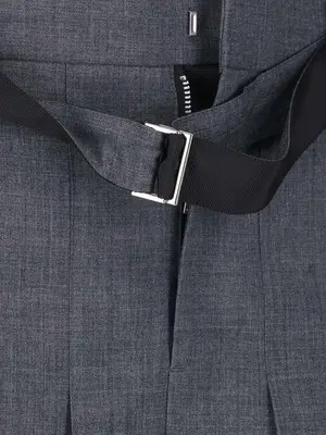 Sacai Belted Pleated Shorts