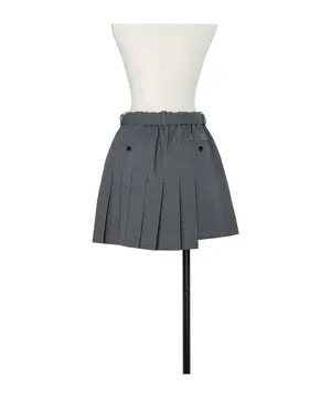 Sacai Belted Pleated Shorts
