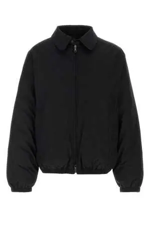 Our Legacy Long-sleeved Down Jacket With Fold-over Collar