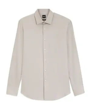 Hugo Boss Long-sleeved Shirt - Khaki