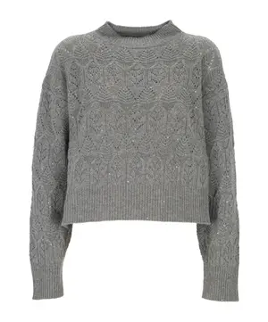 Lorena Antoniazzi Long-sleeved Sweater - Gray