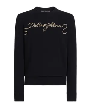 Dolce & Gabbana Embroidered Round Neck Pullover