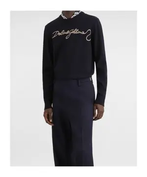 Dolce & Gabbana Embroidered Round Neck Pullover