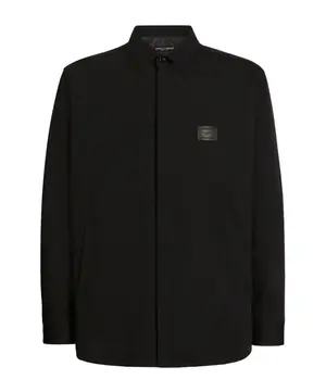 Dolce & Gabbana Long-sleeved Shirt With Concealed Snaps And Patch Pocket