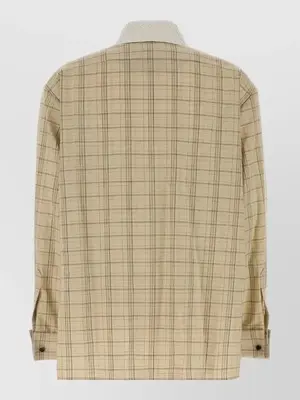Bottega Veneta Plaid Button-down Shirt